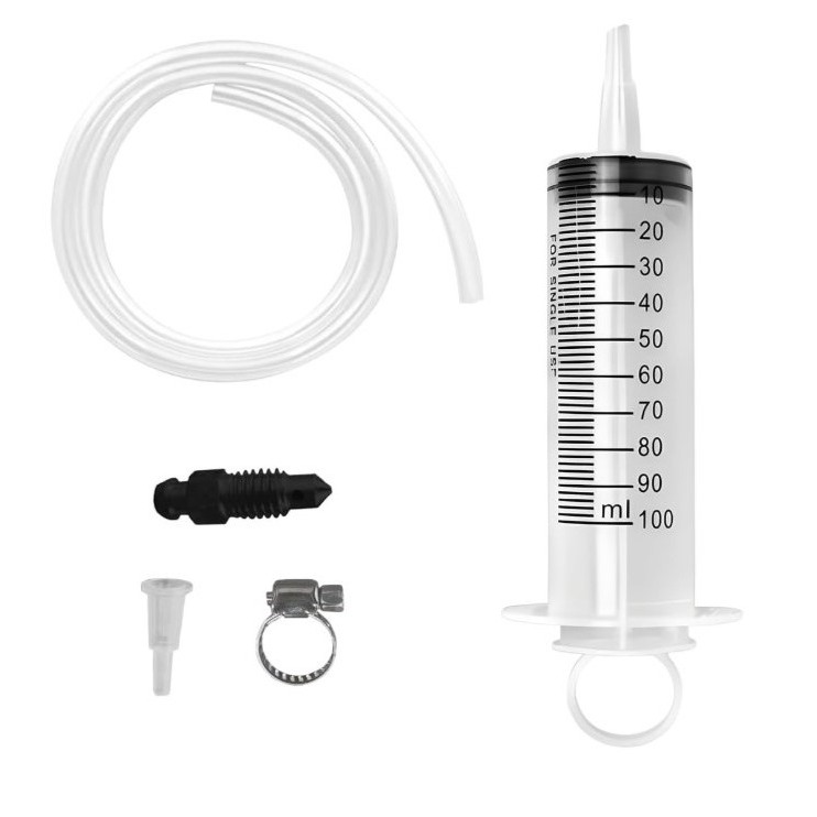 100ML Syringe Motorcycle Brake Oil Fluid Brake Bleeder Tool Car Disc ...