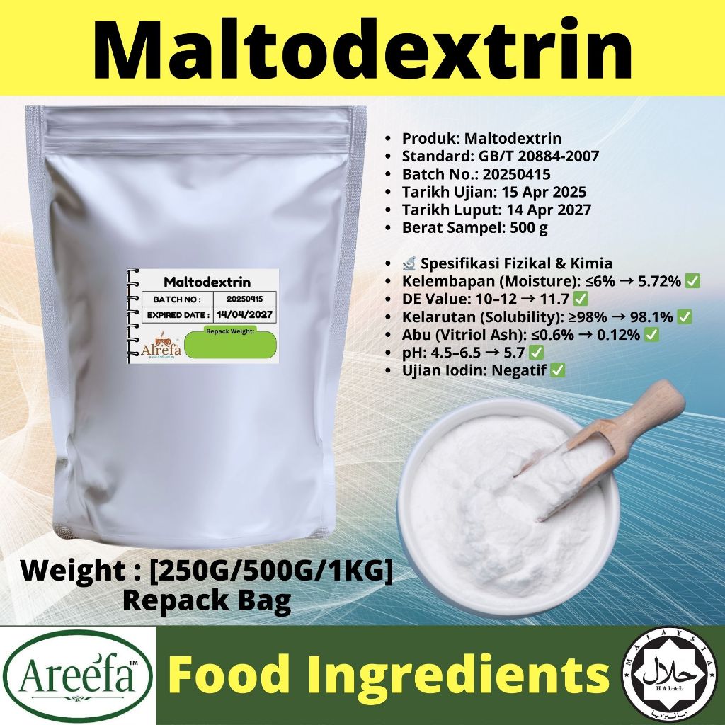 Maltodextrin - Malto Dextrin Powder C10-12 Food Filler Material Grade ...