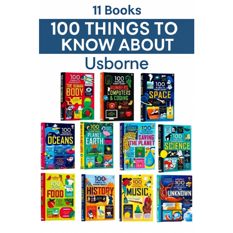 Usborne 100 Things to Know About Series (11 BOOKS SET) | Shopee Malaysia