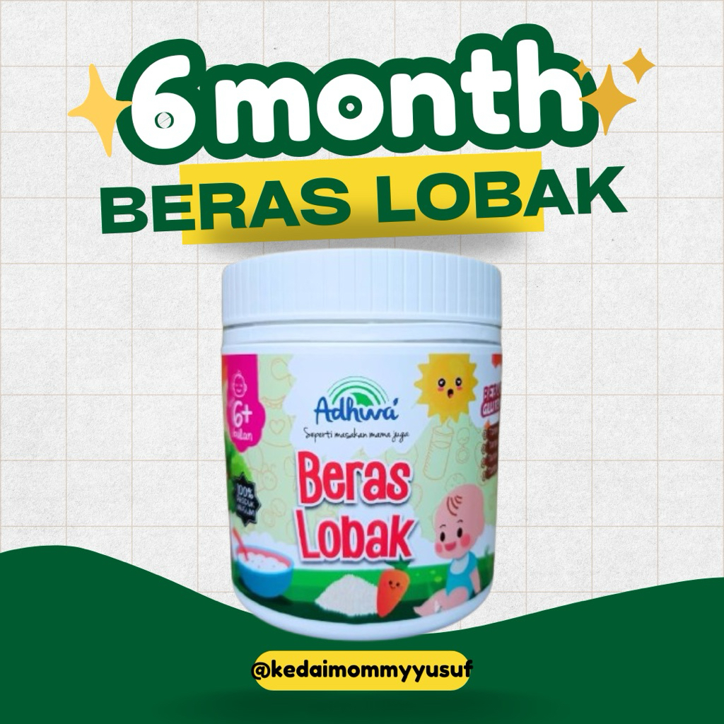Adhwa Baby Food Bubur Beras Putih Sayur Lobak Carrot Instant White Rice ...