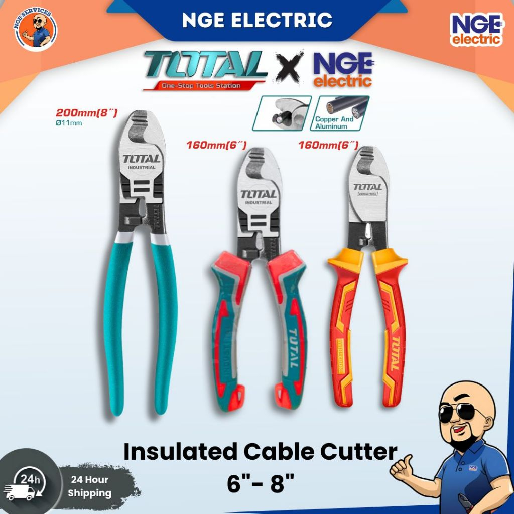 TOTAL Insulated Cable Cutter (Voltage Range 1000V) 6
