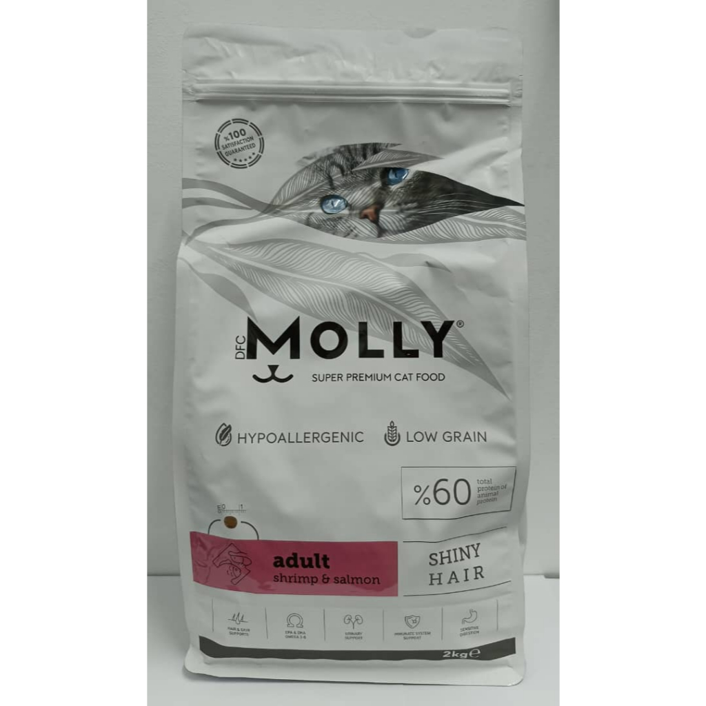 MOLLY ADULT SHINY HAIR SHRIMP & SALMON (2KG) | Shopee Malaysia
