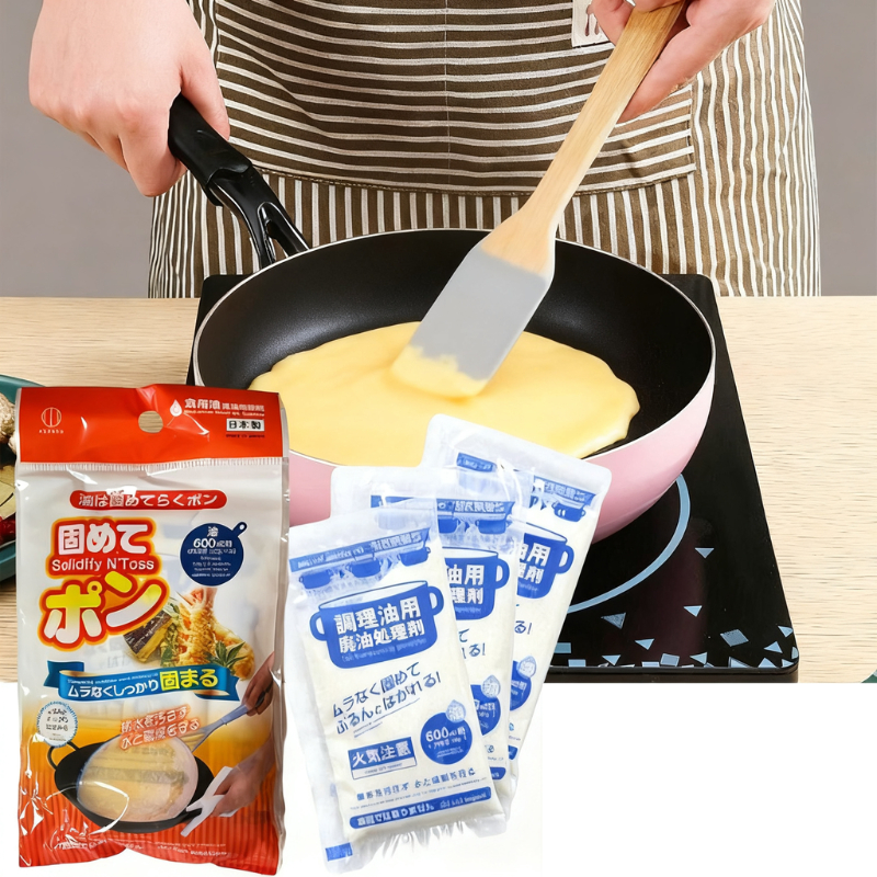 Cooking Oil Coagulation Agent Waste Oil Solidifier Powder Odor-Free ...