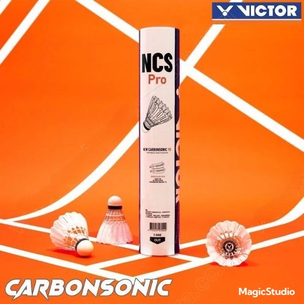 VICTOR Synthetic Badminton Shuttlecock Victor CARBON SONIC PRO ...