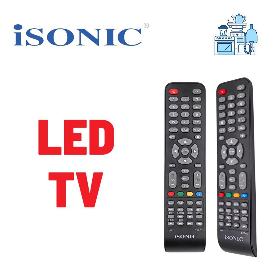 ISONIC LED TV REMOTE CONTROL NON SMART TV | Shopee Malaysia