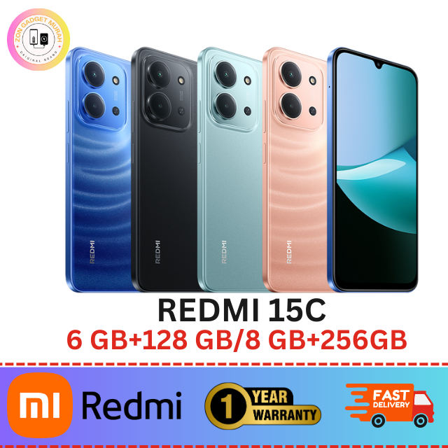 Redmi 15C 8GB+256GB | 6GB+128GB | Immersive 6.9" Display | 50MP AI ...