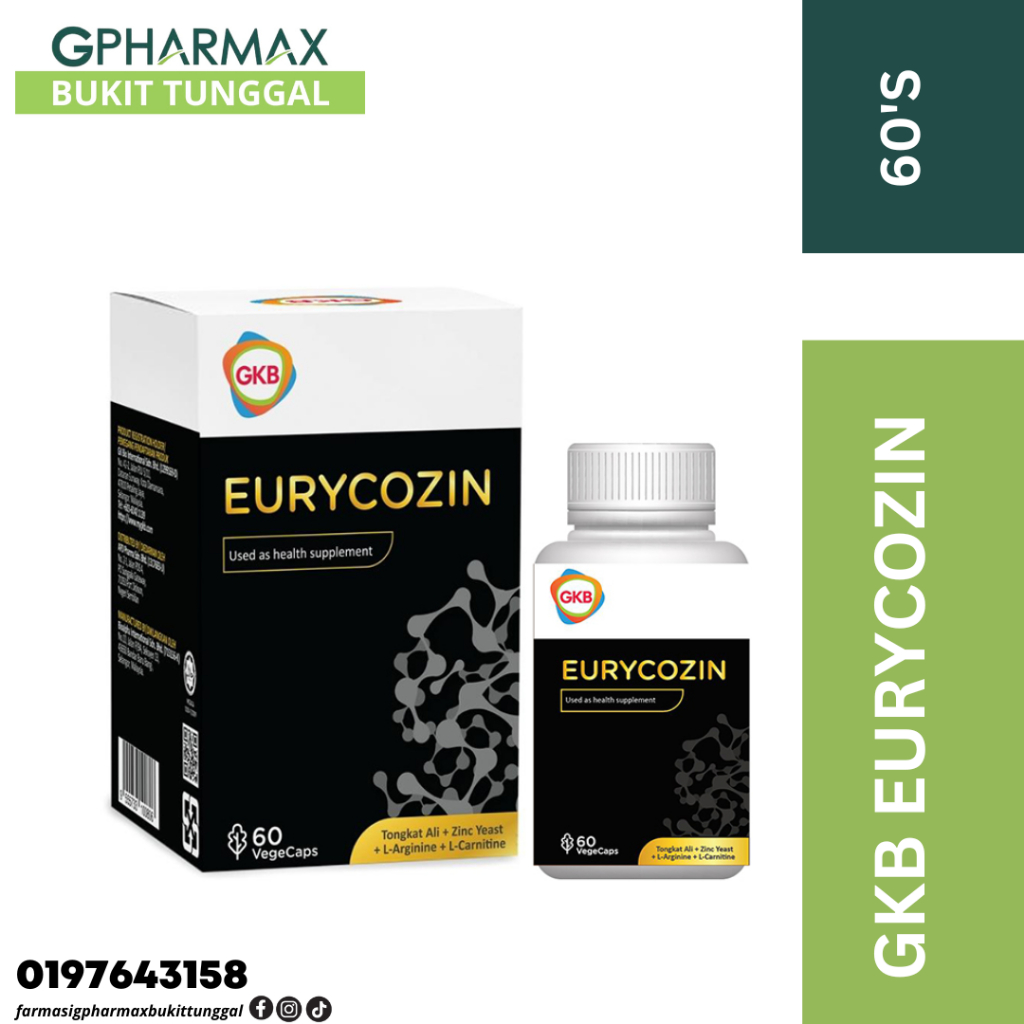 GKB EURYCOZIN 60'S (KESIHATAN LELAKI) | Shopee Malaysia