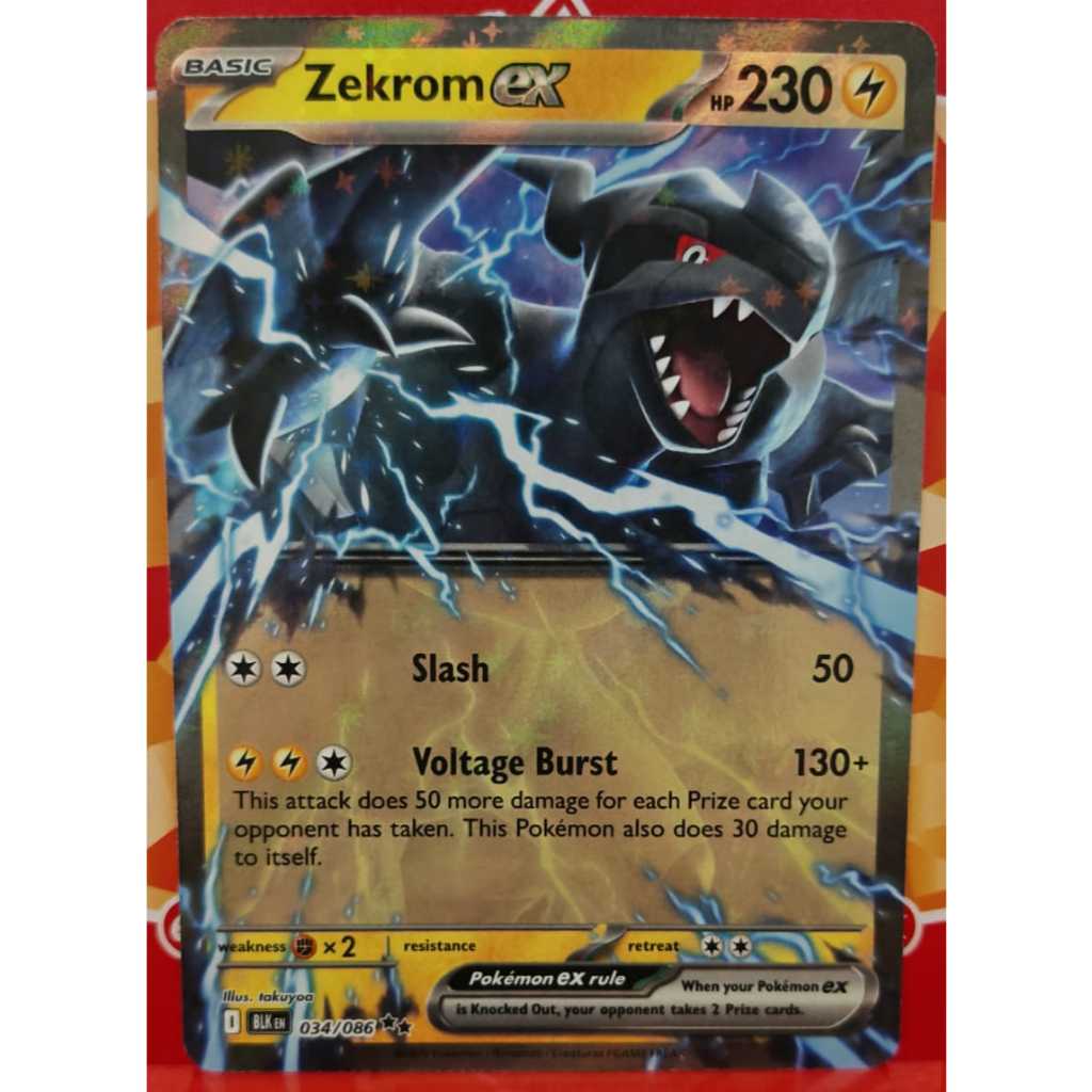 Zekrom ex -034/086 / Double Rare SV: Black Bolt (BLK) | Shopee Malaysia