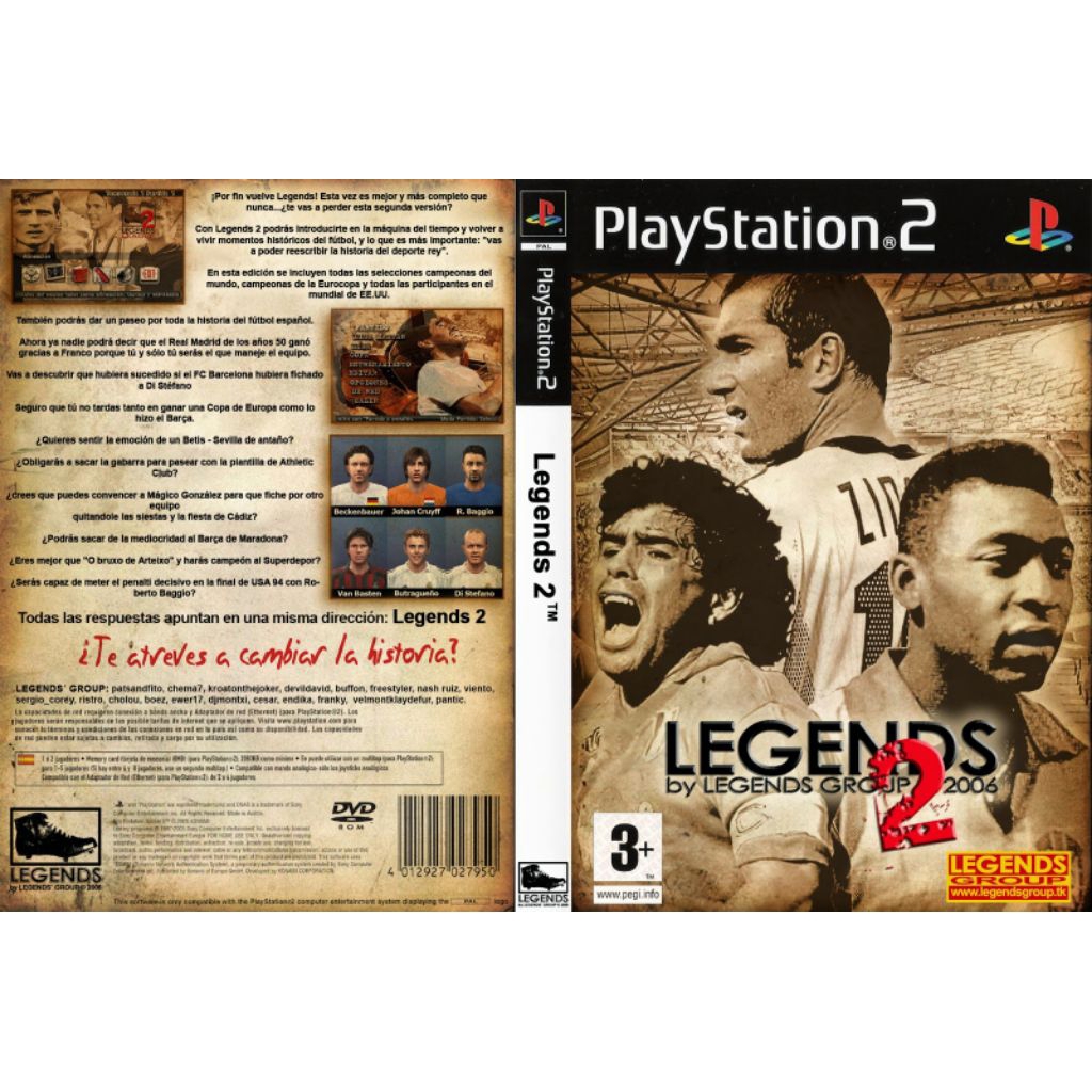 PS2 CD DVD GAME ( Pro Evolution Soccer PES 5 Legends 2 ) English ...