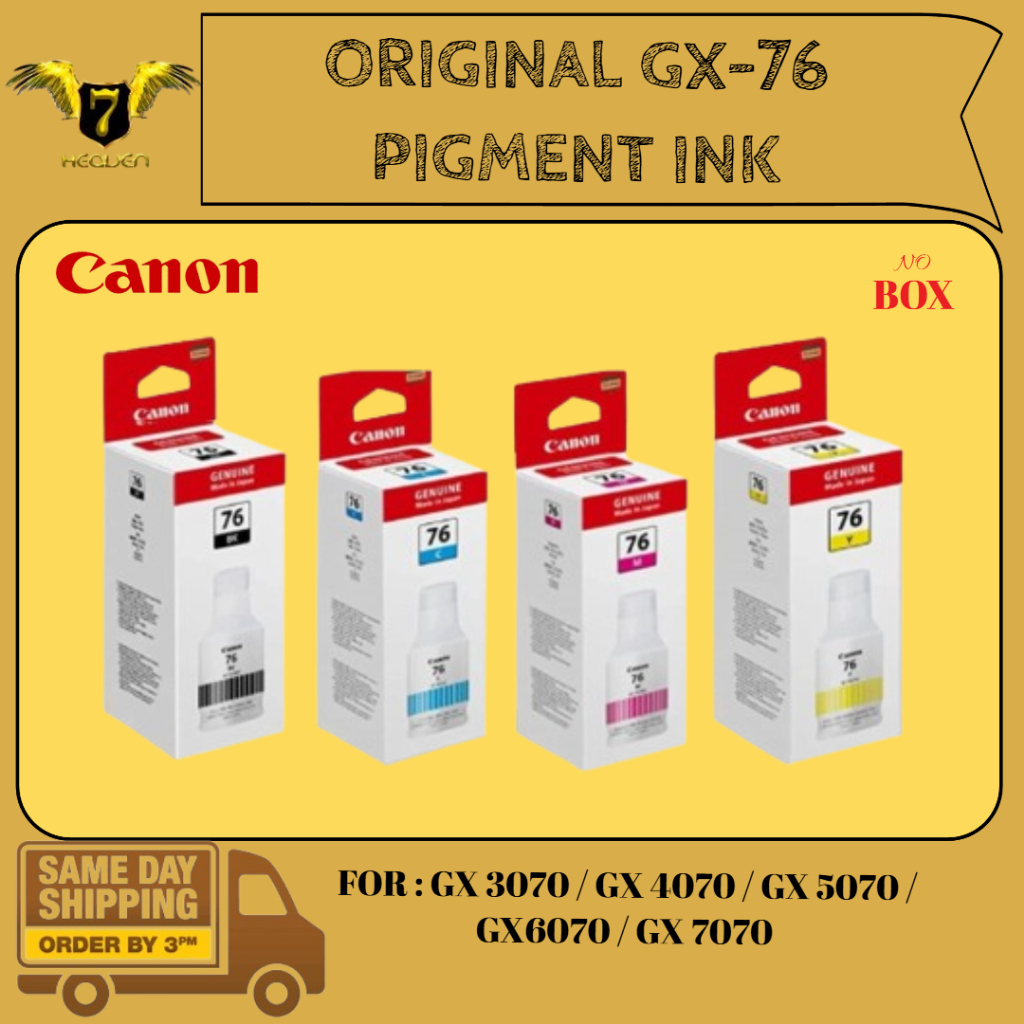 Canon Genuine GI-76 GI76 GI 76 REFILL INK for Canon MAXIFY GX3070 ...