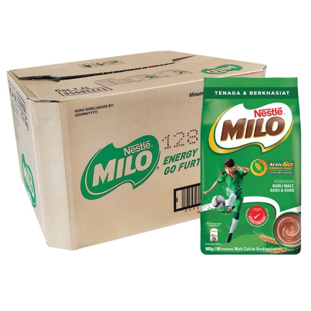 MILO MINUMAN MALT COKLAT 12*900G | Shopee Malaysia
