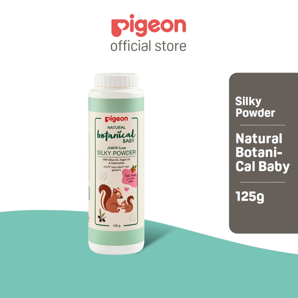 Pigeon Natural Botanical Baby Silky Powder (125g) | Shopee Malaysia