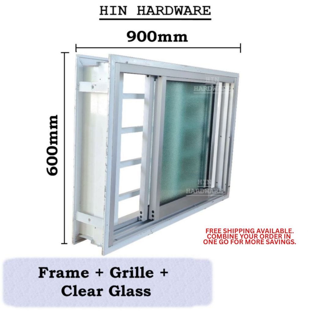 HIN [NO LIMIT PER ORDER] M140 x 900mm(W) x 600mm(H) 2 Bay Metal Frame ...