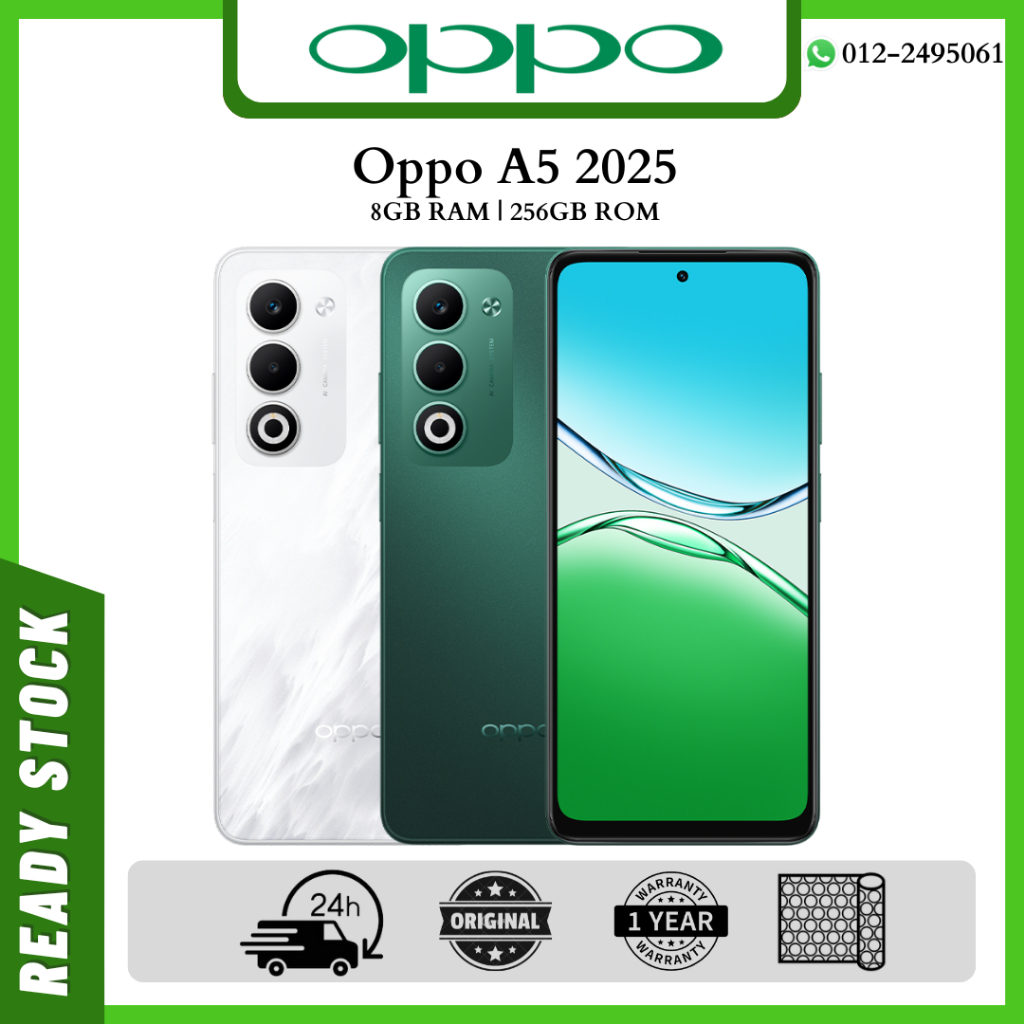 Oppo A5 4G 2025 (8+256) Smartphone💥100% Original💥 | Shopee Malaysia