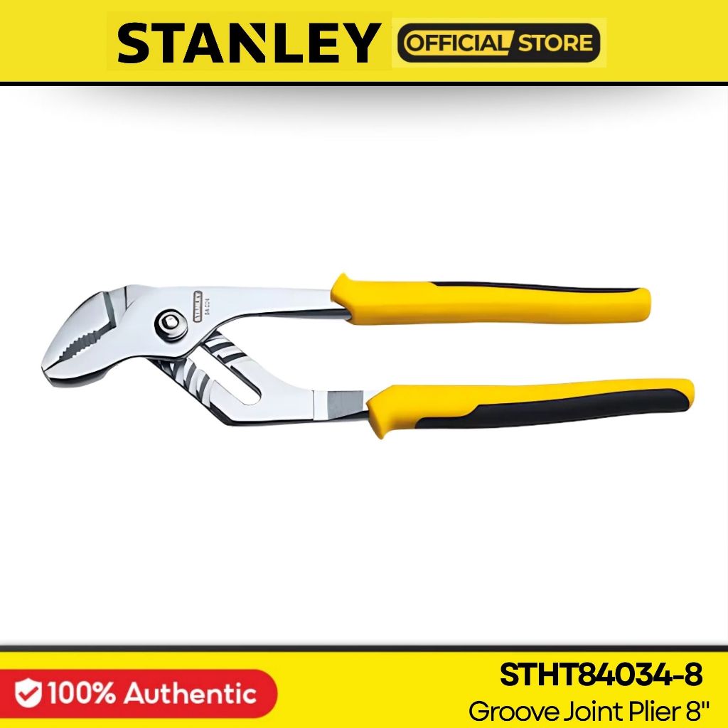 STANLEY DynaGrip Groove Joint Pliers STHT84034-8 | 8 INCH | 10 INCH ...