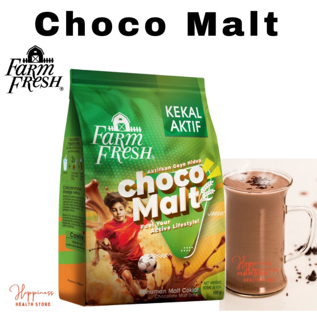 Farm Fresh Choco Malt 800g – Creamy Chocolate Malt Drink Powder ...