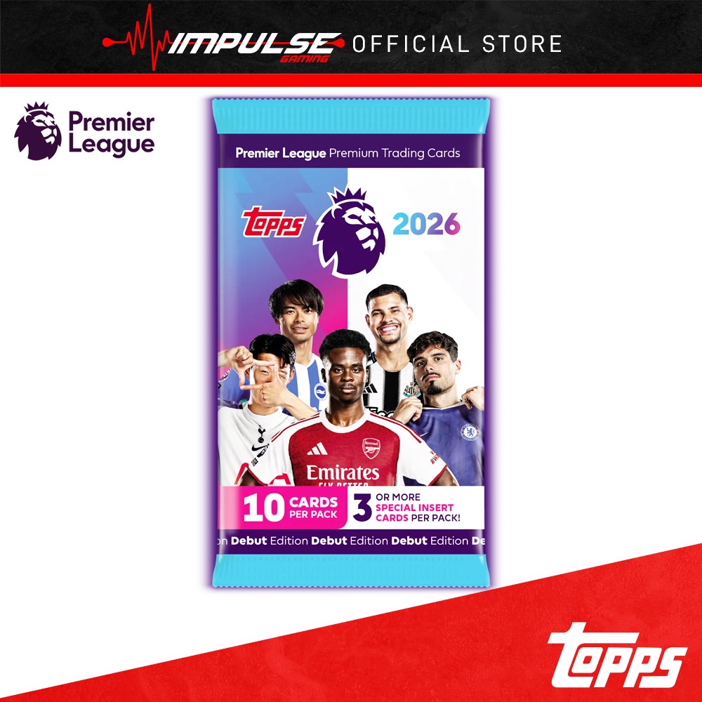 Topps TCG Premier League Premium 2026 Single Booster Pack | Shopee Malaysia