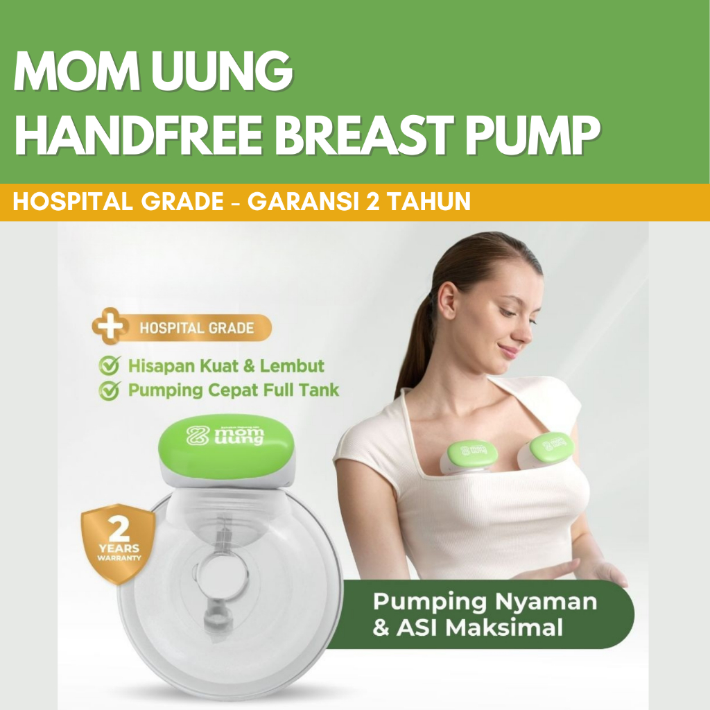 Mom Uung Pam Susu Handsfree Wireless – Dual Mode & Hospital Grade ...