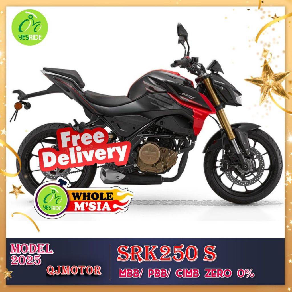 QJMOTOR SRK250 S New Model | Shopee Malaysia