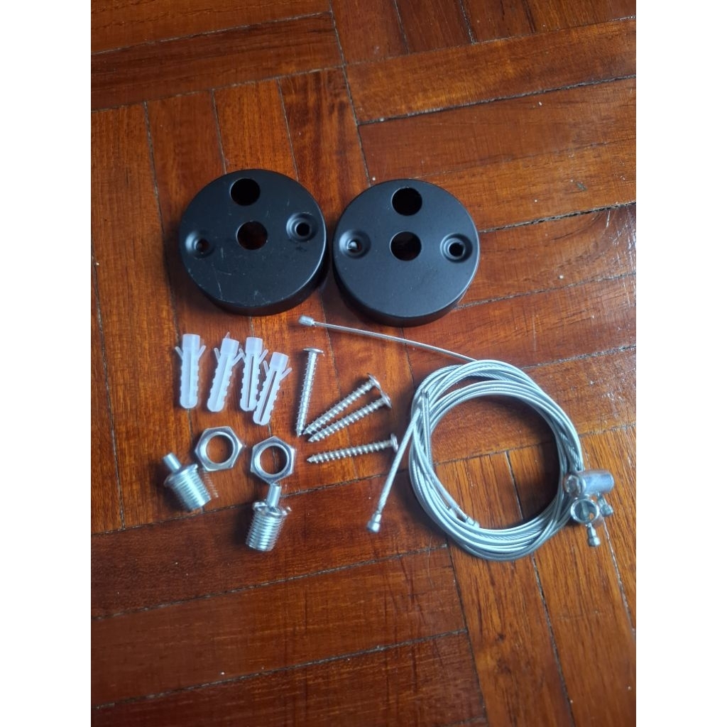 LED T8 Linear Pendant Light Hanging Accessories Kits set Item ...