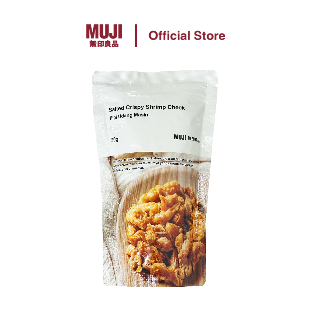 [NEW ARRIVAL] MUJI Salted Crispy Shrimp Cheek 30g | Shopee Malaysia
