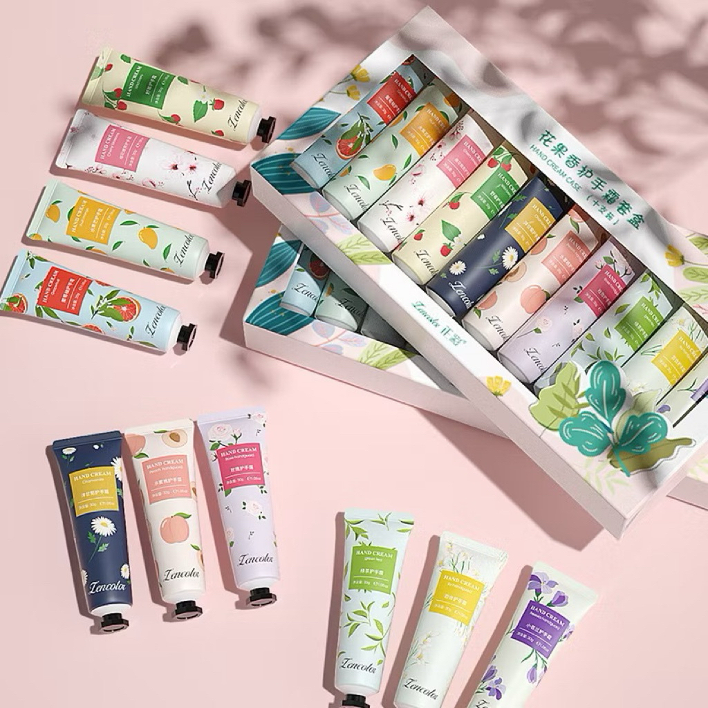 Hand Cream gift set Plant Extracts Moisture Hand Cream set Perfumed ...