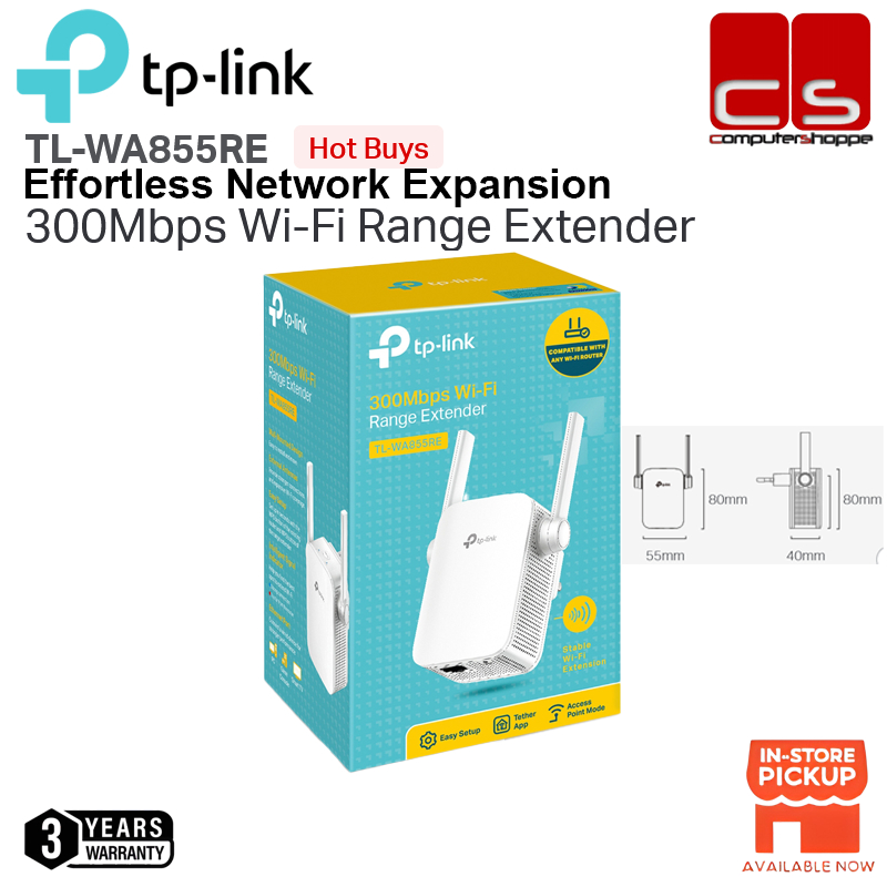 TP-LINK TL-WA855RE (300Mbps Wi-Fi Range Extender) | Shopee Malaysia