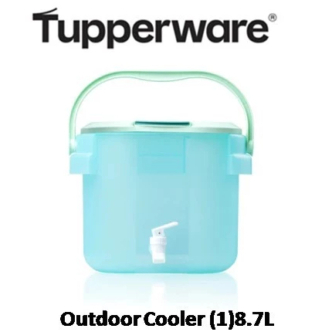 Tupperware water dispenser outdoor cooler 8.7L Water tank penakung air ...