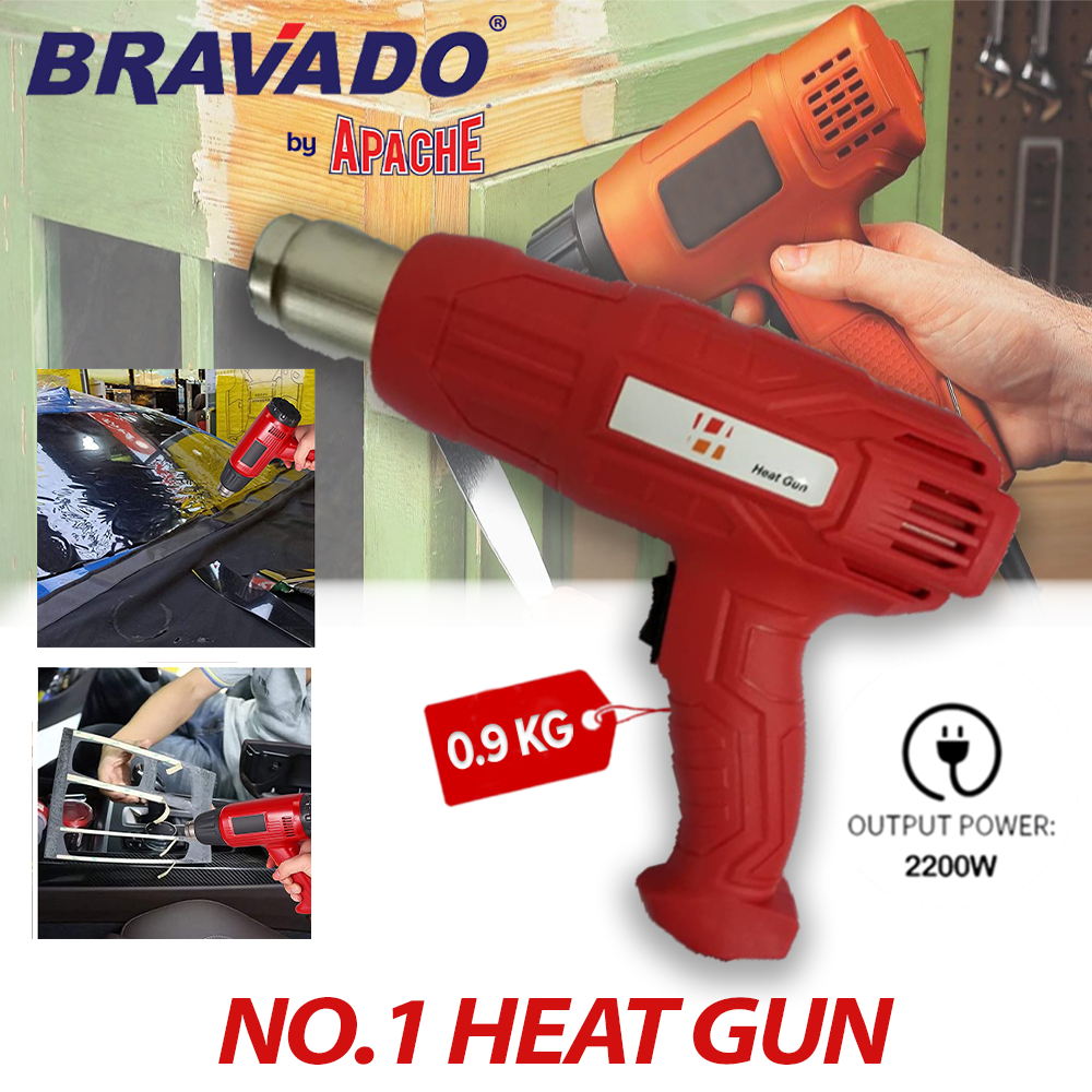 🔥HEAVY DUTY🔥BRAVADO HeatMAX Heat Gun Heavy Duty Variable Temperature ...