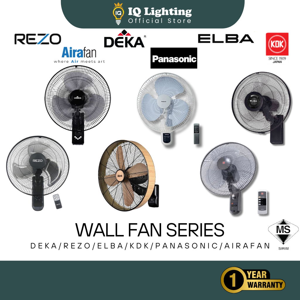 🔥SIRIM🔥 KDK KU408 | PANASONIC F-MU408 | REZO U10 | ELBA EWMF-N1675 (BK ...