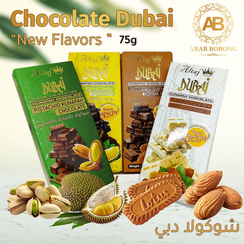 Dubai Chocolate | Premium Crunchy Chocolate Snacks | Healthy Fat Loss ...