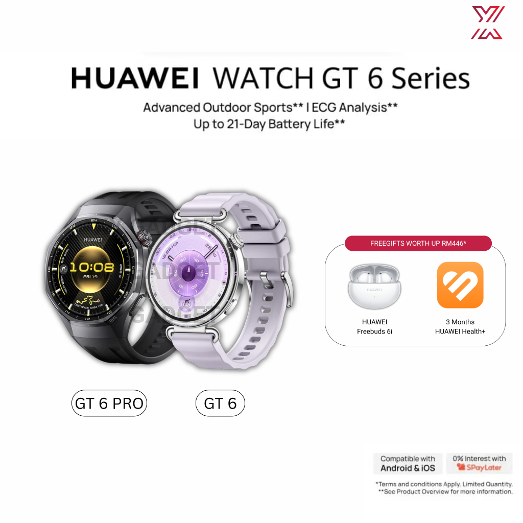 NEW!!!HUAWEI WATCH GT6 Series Smartwatch l Up to 21-Day Battery Life ...