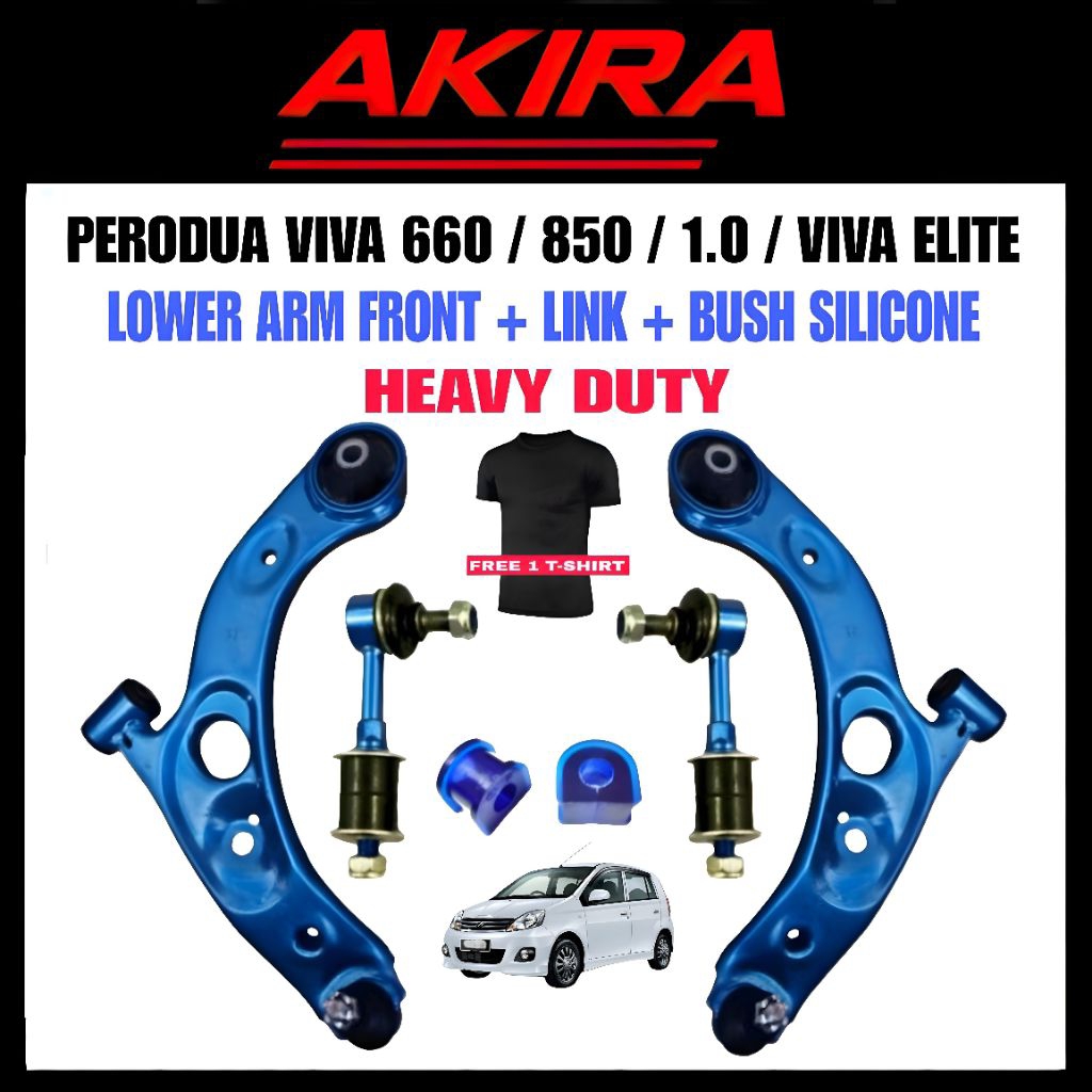 CS AKIRA HEAVY DUTY PERODUA VIVA ALL / VIVA ELITE FRONT LOWER ARM ...