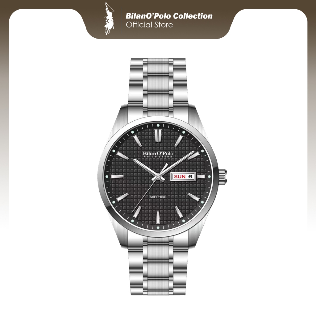 BilanO' Polo Collection Sapphire Crystal Men Watch PC-G6331 | Shopee ...