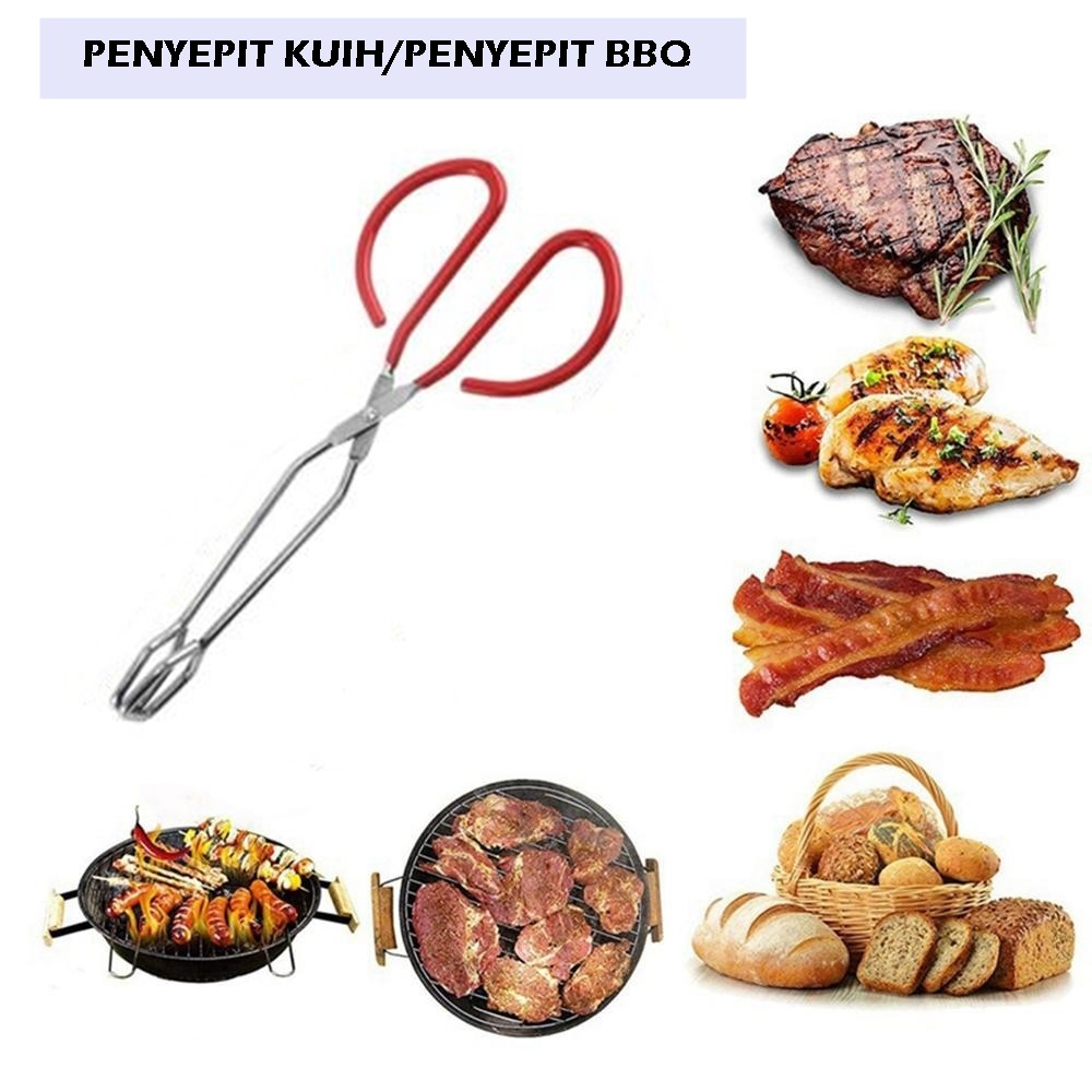 Scissor Food Clipper / Penyepit Kuih /Charcoal Clipper / Kuih Tong ...