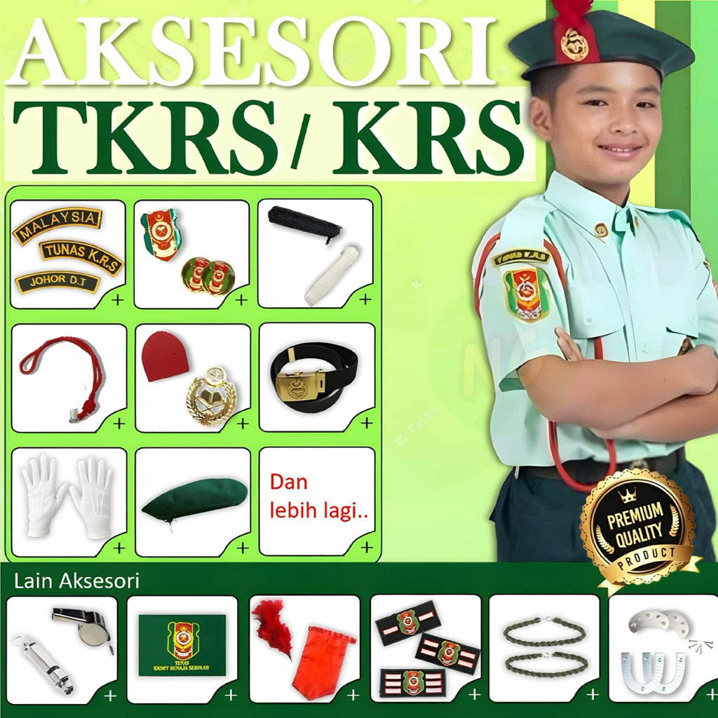 AKSESORI TUNAS KADET REMAJA SEKOLAH /KRS /TKRS [ORIGINAL] [READY STOCK ...