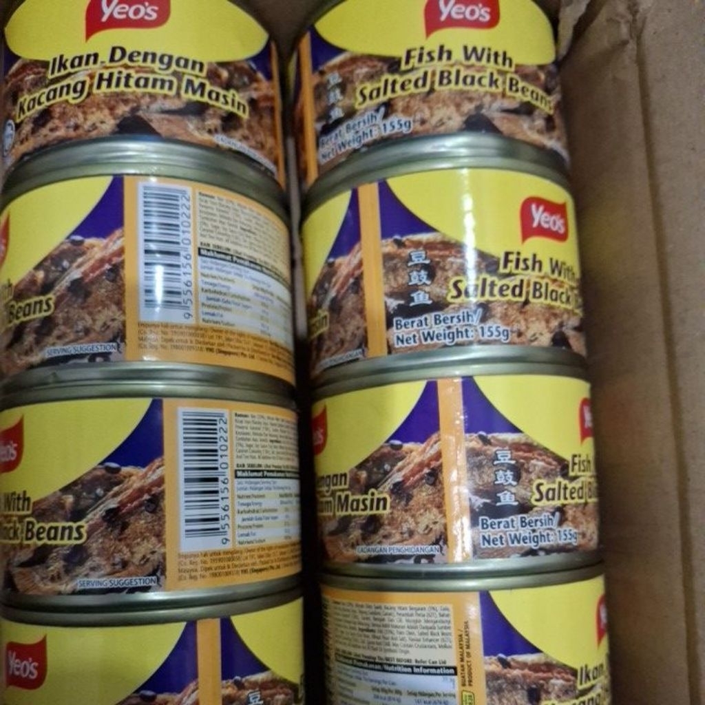 (sabah) Ikan dalam tin Fish with salted black beans 155g | Shopee Malaysia