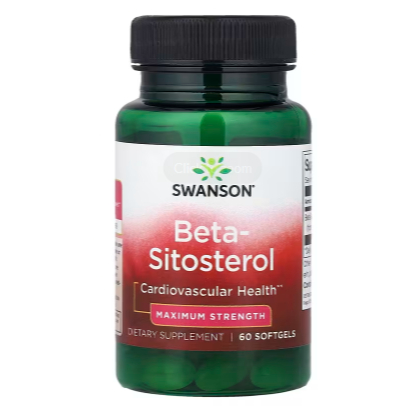 Swanson, Beta-Sitosterol 160mg, Maximum Strength, 60 Softgels | Shopee ...