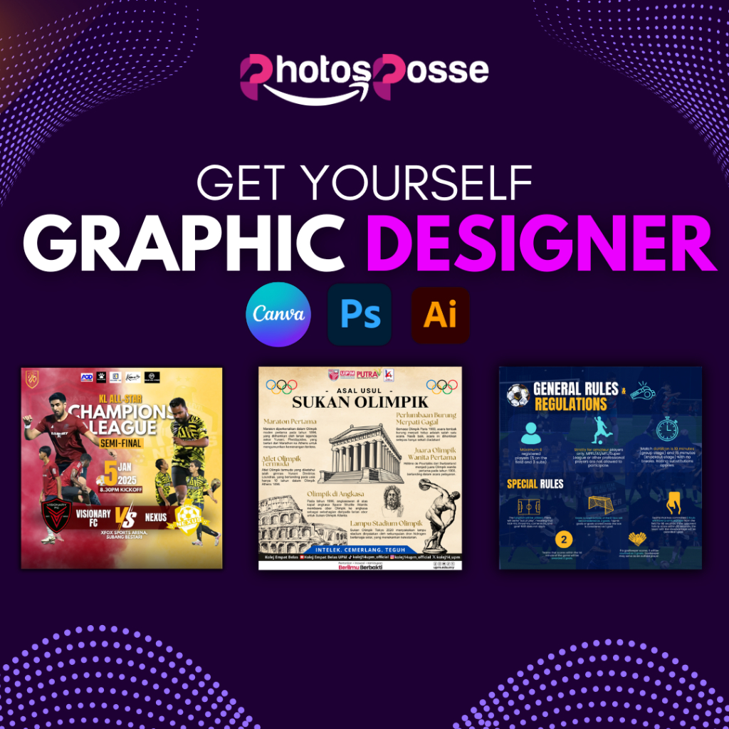 [BACA DESKRIPSI] POSTER EDITING SERVICE ( SERVIS EDIT POSTER ) | CANVA ...