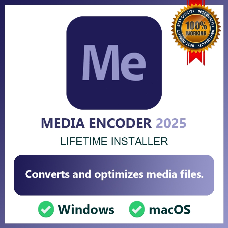 Adobe Media Encoder2025 Windows/Macos LIFETIME | Shopee Malaysia