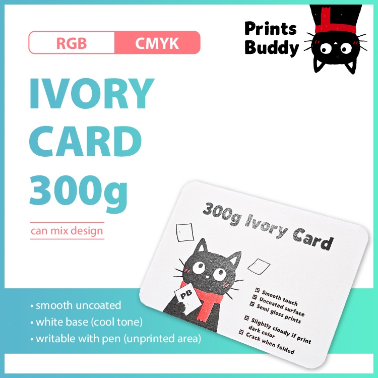 [Print-Own-Design] 300gsm Ivory Card (Poster / Photo / Artprint / Post ...