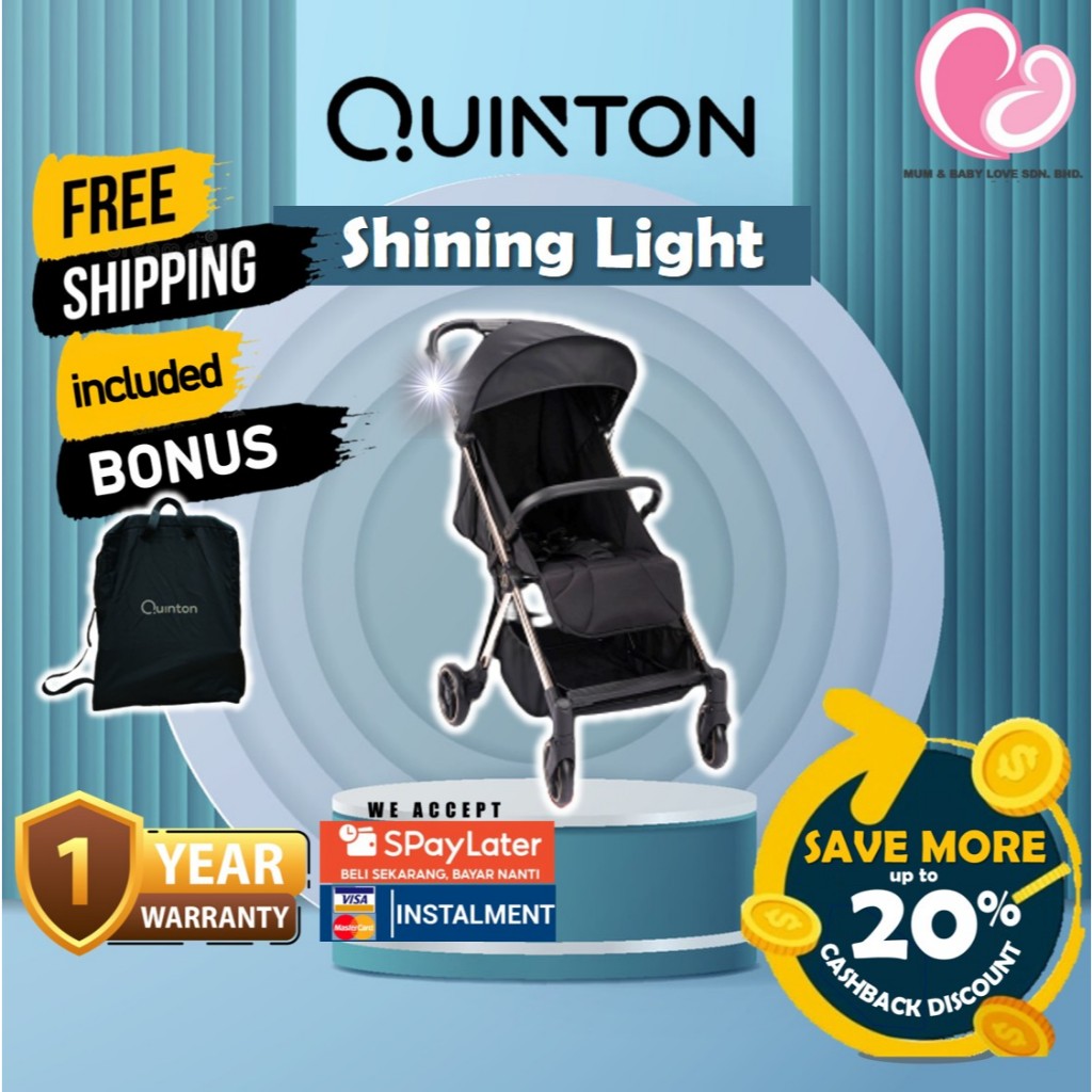 FREE SHIPPING Quinton Shining Light Stroller Baby, Auto Fold Premium ...