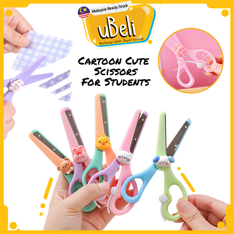 [uBeli] Gunting Sekolah Round Edge Cute Scissors School Scissors Craft ...