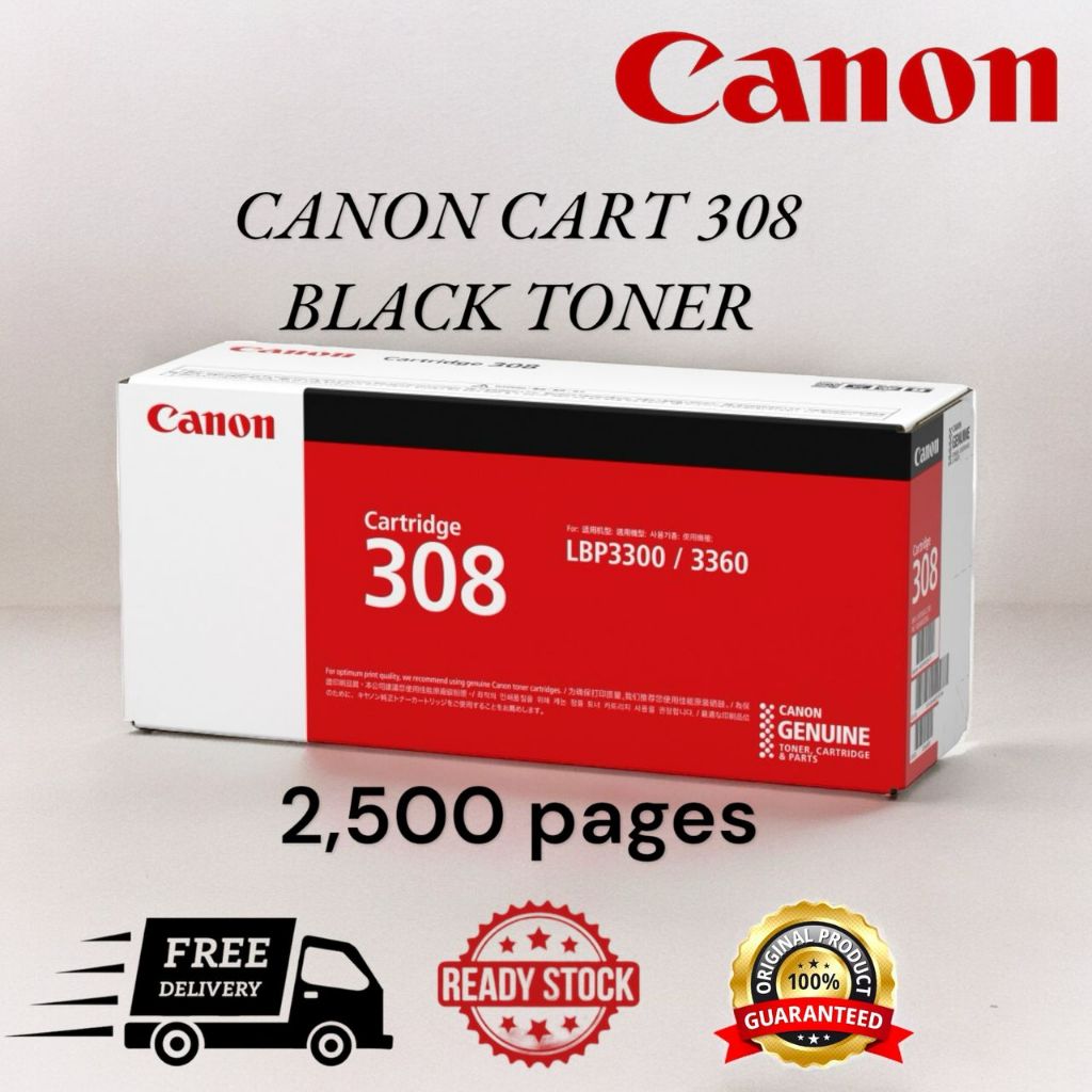 CANON CART 308 Original Laserjet Toner Cartridge For CANON LBP3360 ...