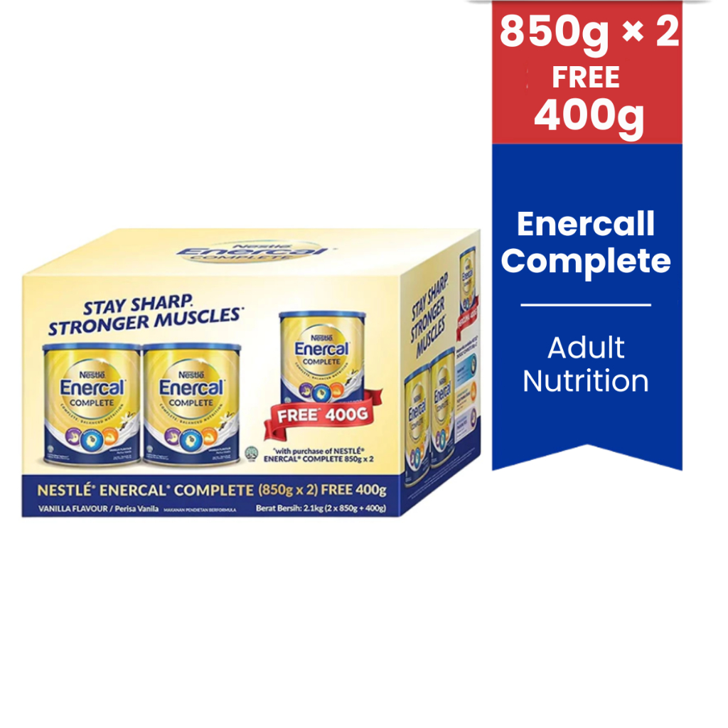 ENERCAL Complete Milk Formula Powder┃Adult Complete Nutrition Powder ...