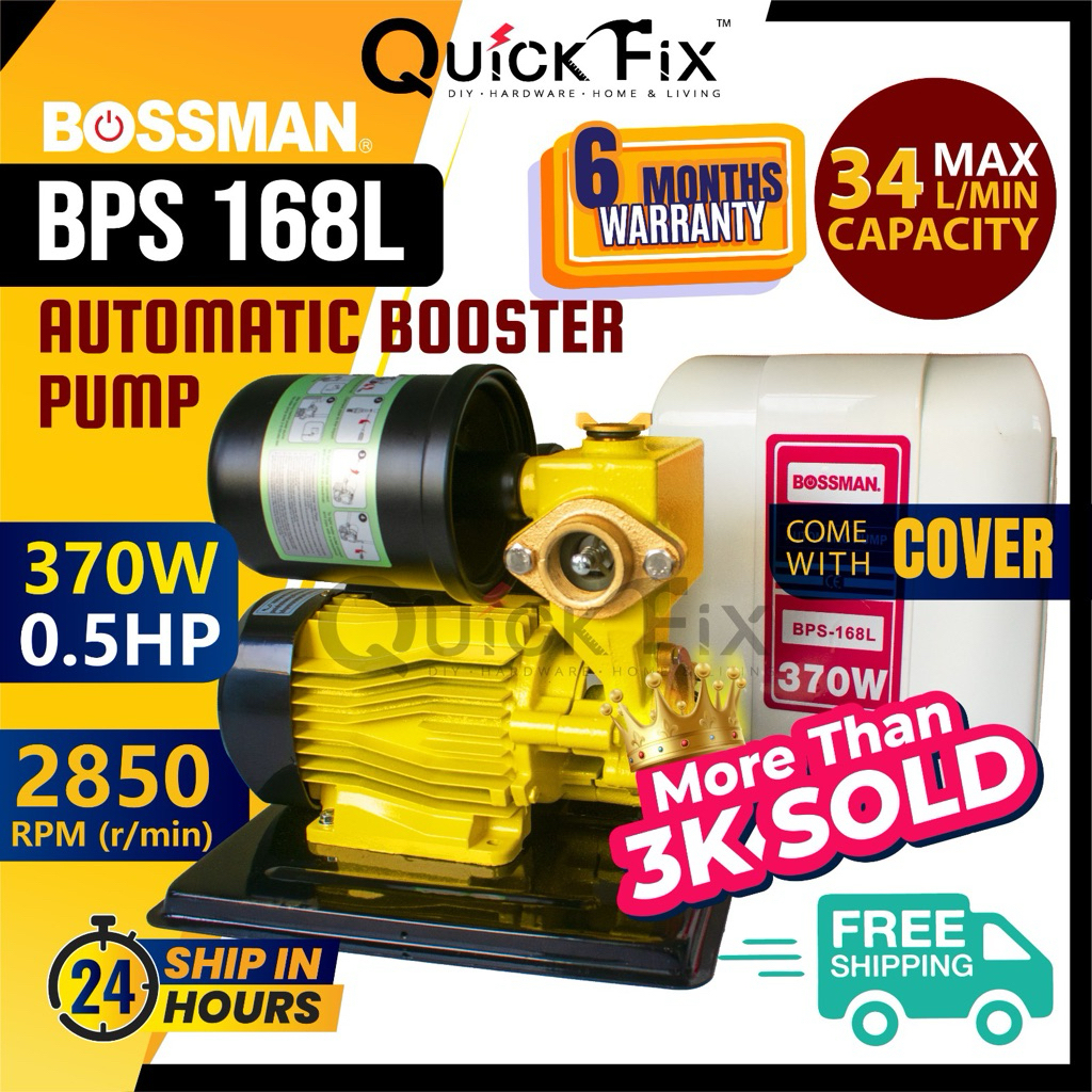 QuickFix [NEW] BOSSMAN BPS-168L Pam Air Auto Self-Priming Peripheral ...