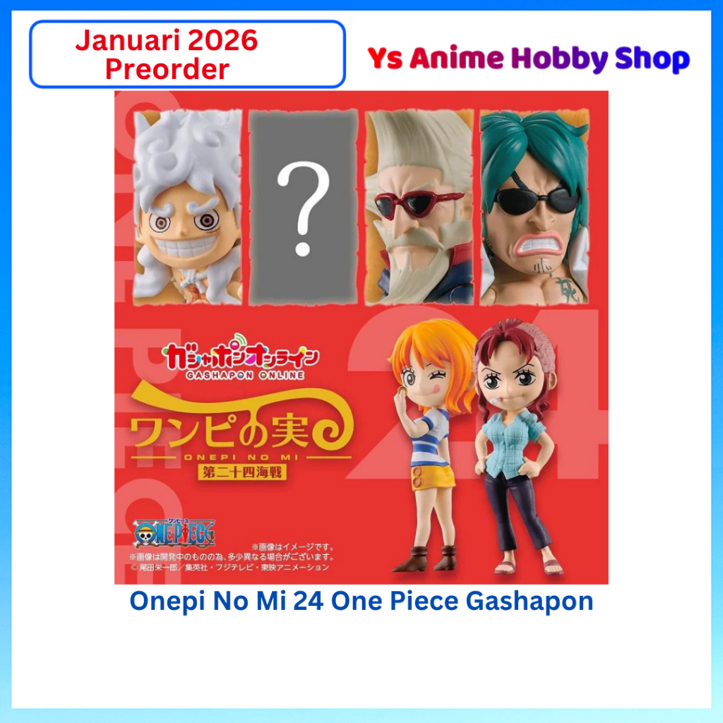 【Januari 2026 Item Order】Bandai One Piece Onepi no mi 24 Luffy Garling ...