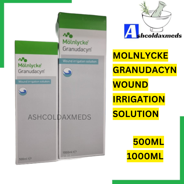 Molnlycke Granudacyn Wound Irrigation Solution 500ml/1000ml ...