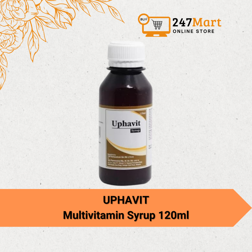 UPHAVIT Multivitamin Syrup 120ml (EXP:10/2026) | Shopee Malaysia