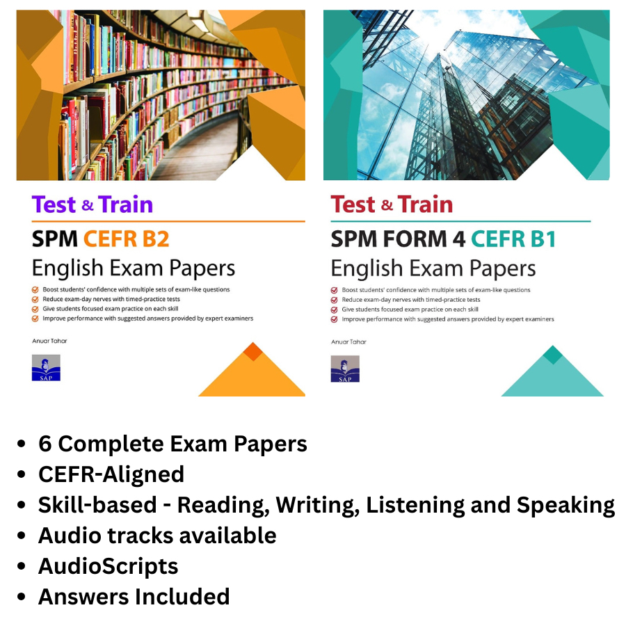 [SAP] Test & Train SPM CEFR B1 / B2 English Exam Papers - CEFR Aligned ...
